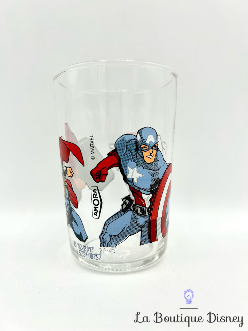 Verre Amora Avengers Rassemblement Marvel Captain America Thor moutarde ...