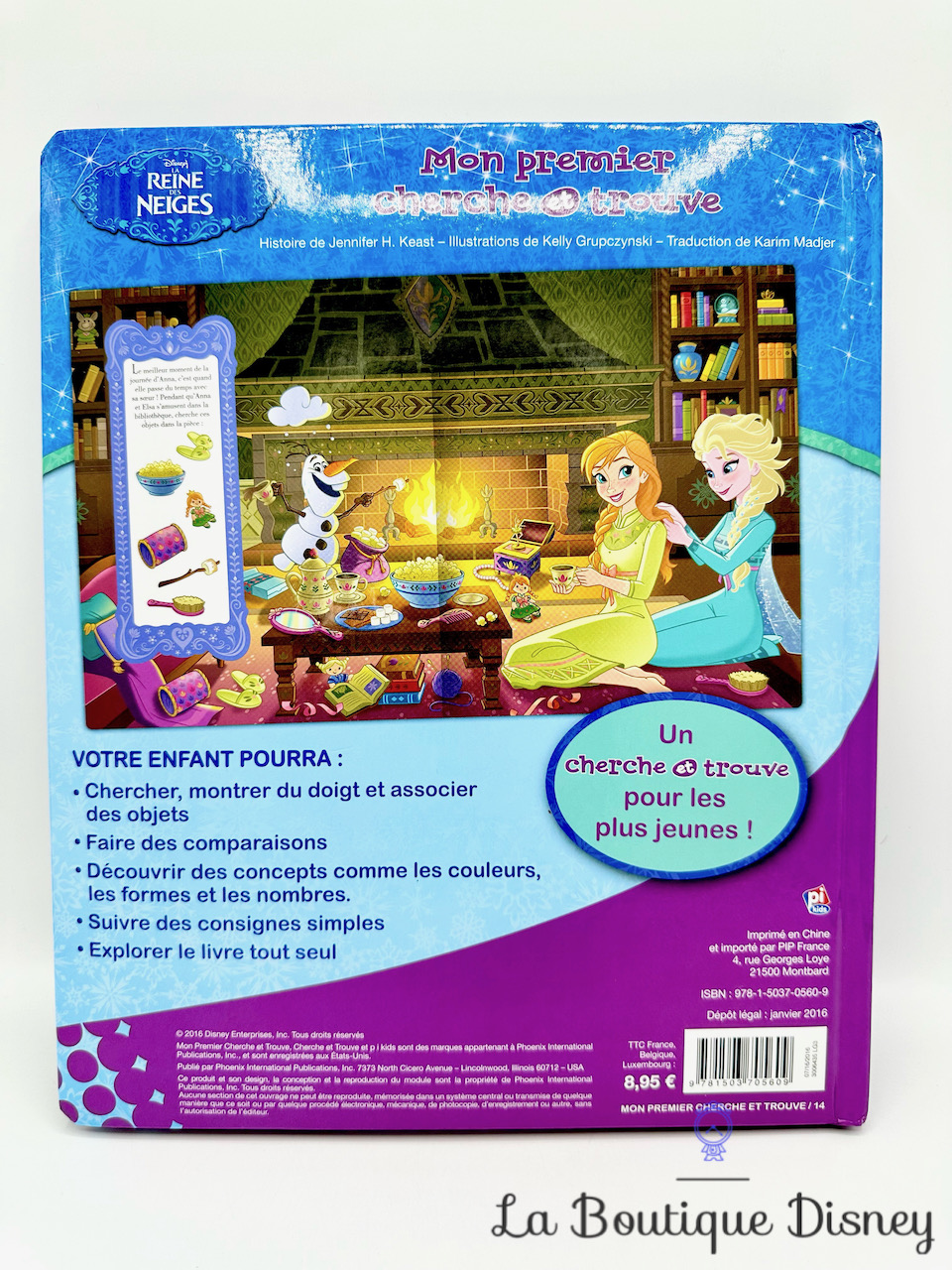 Livre La Reine des Neiges Mon premier cherche et trouve Disney Pi Kids ...