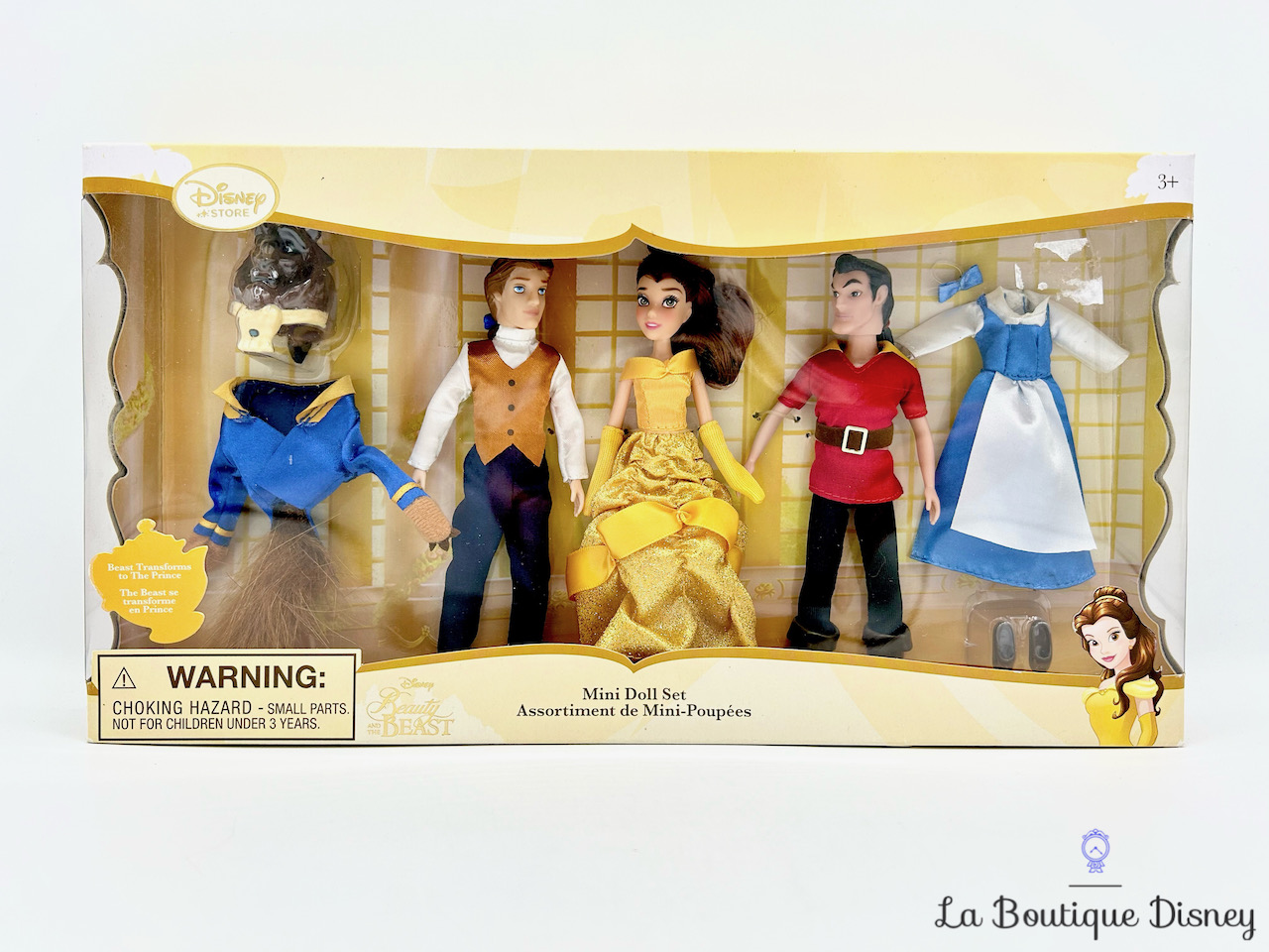 Coffret Assortiment Mini Poupées La Belle et la Bête Disney Store Mini ...