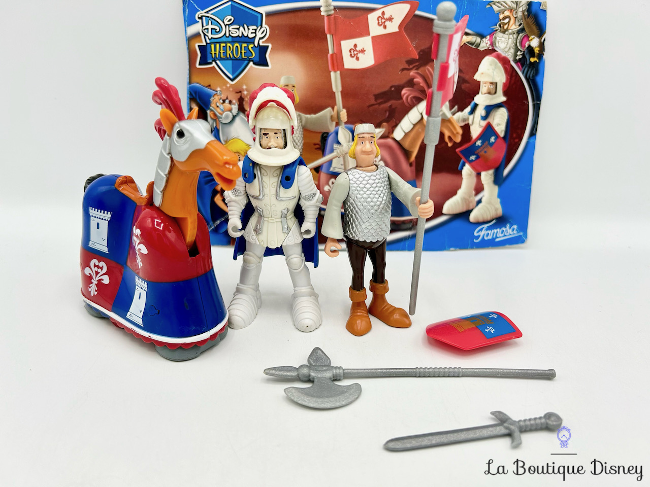 Figurines Chevaliers Cheval Merlin l'enchanteur Disney Heroes Famosa ...
