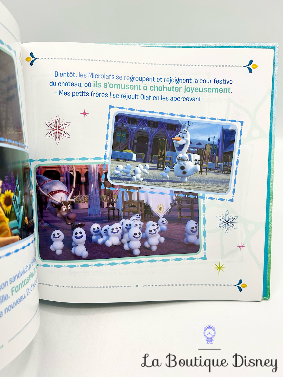 Livre La reine des neiges Une fête givrée Histoire DVD Court métrage Disney 2015 Hachette ...