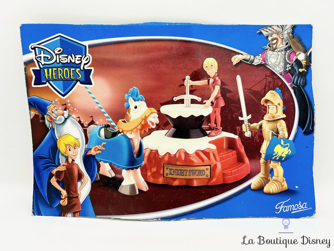 Figurines Arthur Épée Excalibur Merlin l'enchanteur Disney Heroes ...
