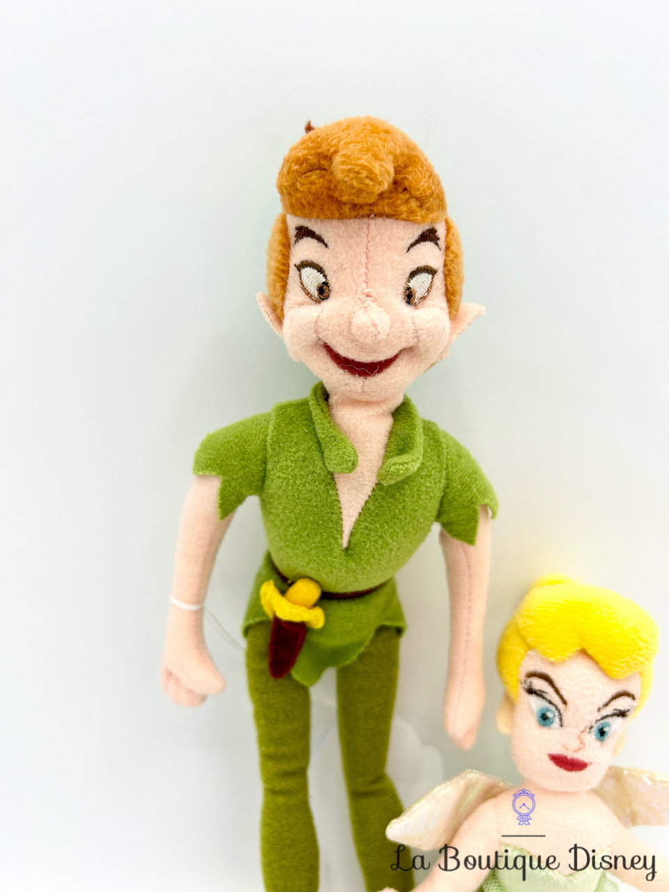 Peluches Peter Pan Fée Clochette Disney Store vintage mini poupées 25 ...
