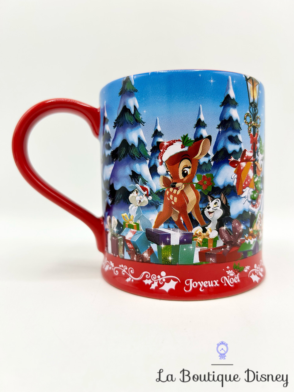 Tasse Mickey et ses amis Joyeux Noël Disneyland Paris mug Disney neige ...