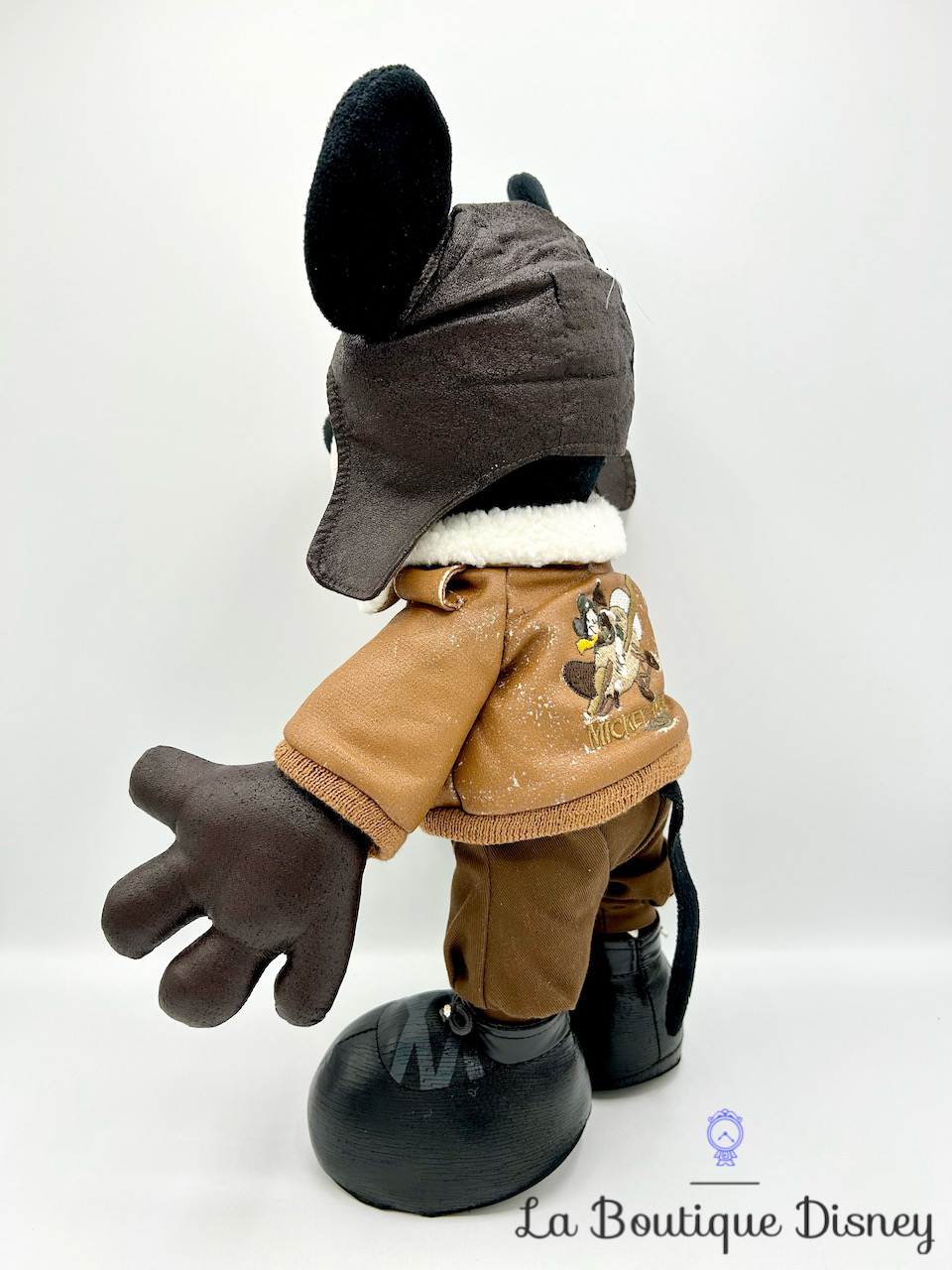 Peluche Mickey Mouse Aviator Disneyland Paris Disney marron aviateur 42 ...