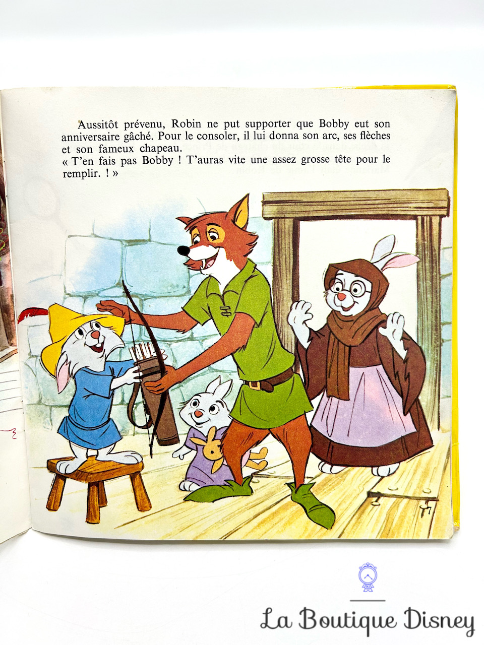 Livre Disque 45 Tours Robin des Bois Walt Disney Productions Disneyland Record vinyle - Livres ...