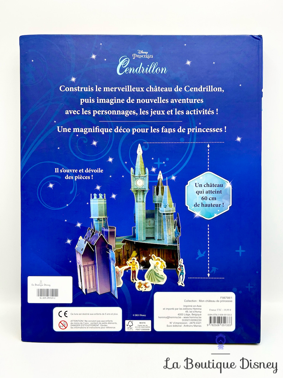 Livre Mon château de princesse Cendrillon Disney Princesses Hemma ...