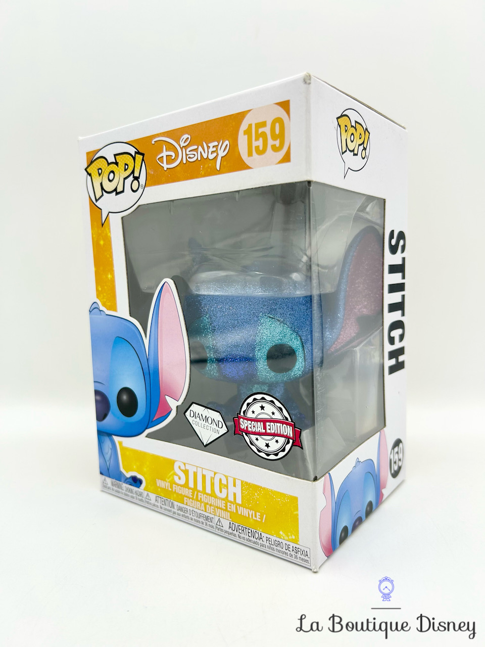 Figurine Funko POP 159 Stitch Diamond Glitter Collection Disney Lilo et ...