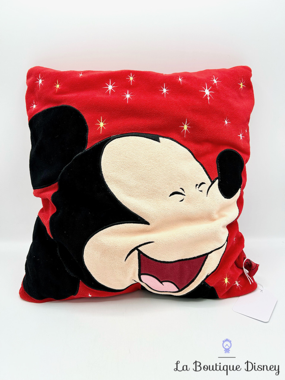 Coussin Mickey Mouse Portrait Disneyland Paris Disney oreiller rouge ...