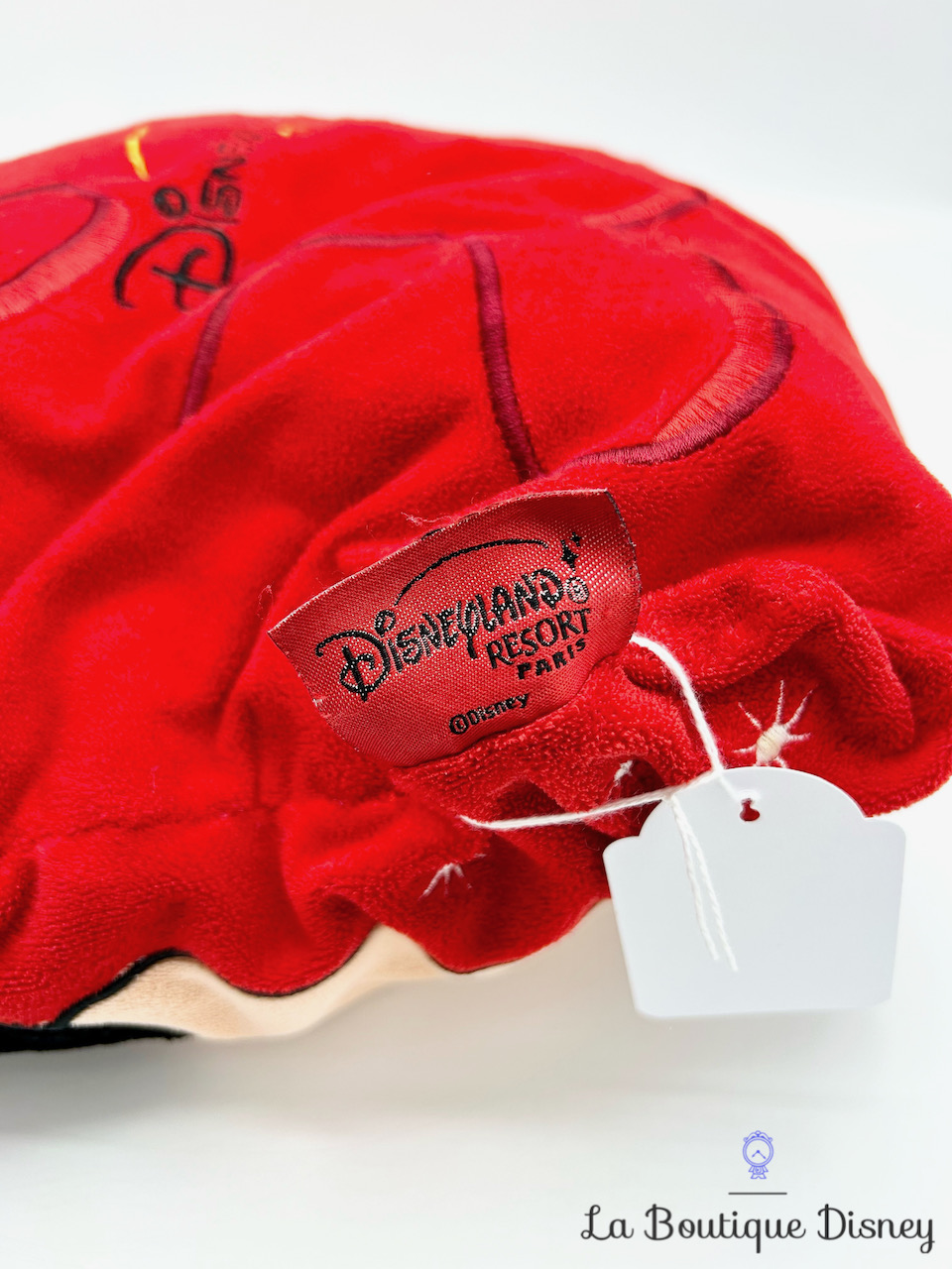 Coussin Mickey Mouse Portrait Disneyland Paris Disney oreiller rouge ...