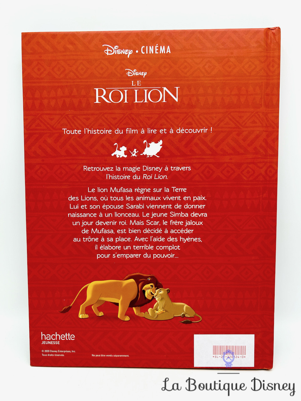 Livre Le Roi Lion Walt Disney Cinéma Hachette Jeunesse 2020 - Livres ...
