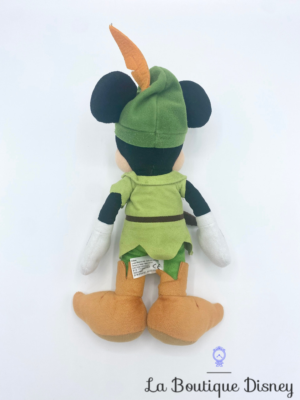 Peluche Mickey Mouse Peter Pan Disneyland Paris Disney vert orange ...