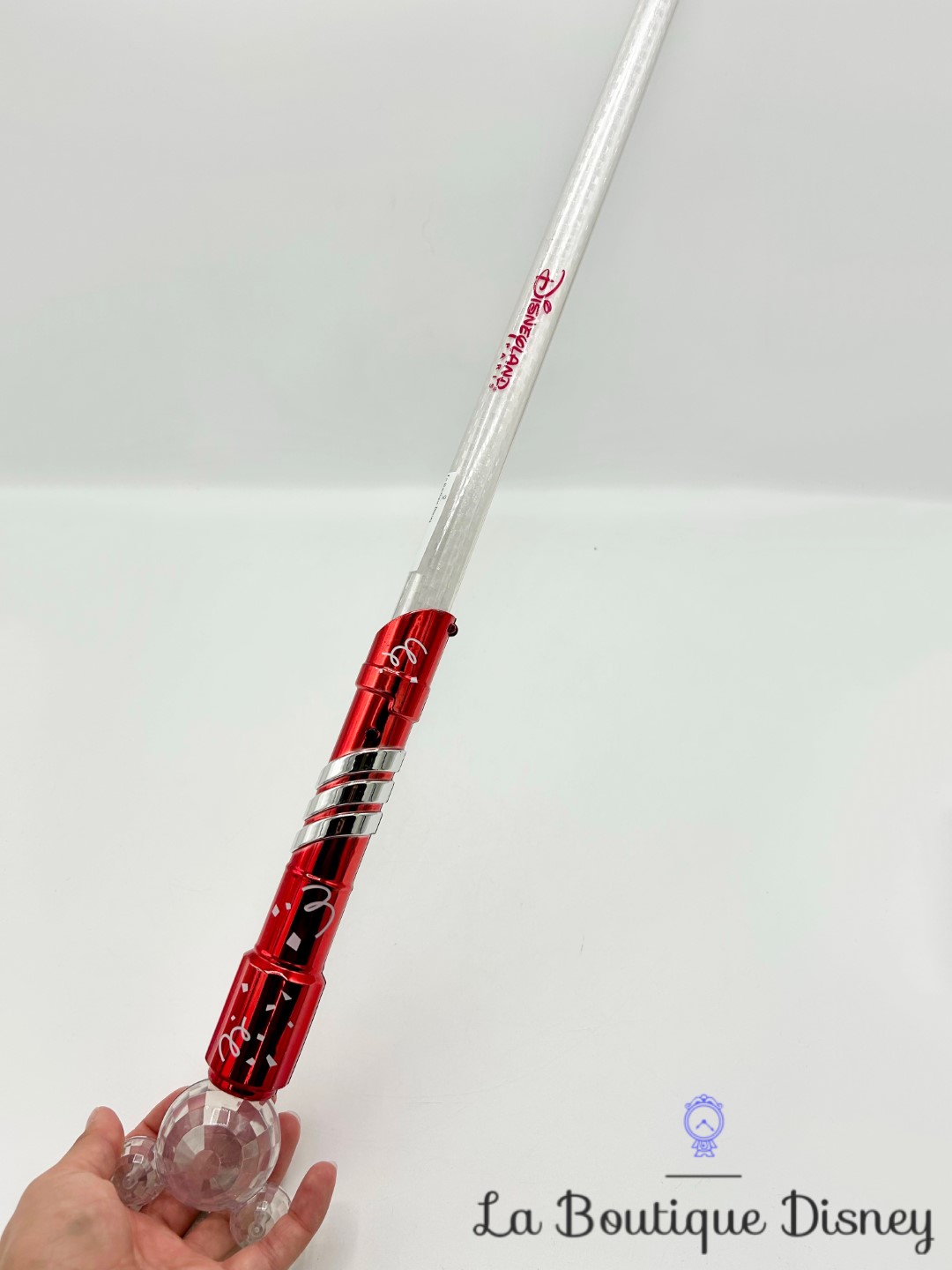 Baguette lumineuse Mickey Mouse Disneyland Paris Disney rouge 77 cm ...