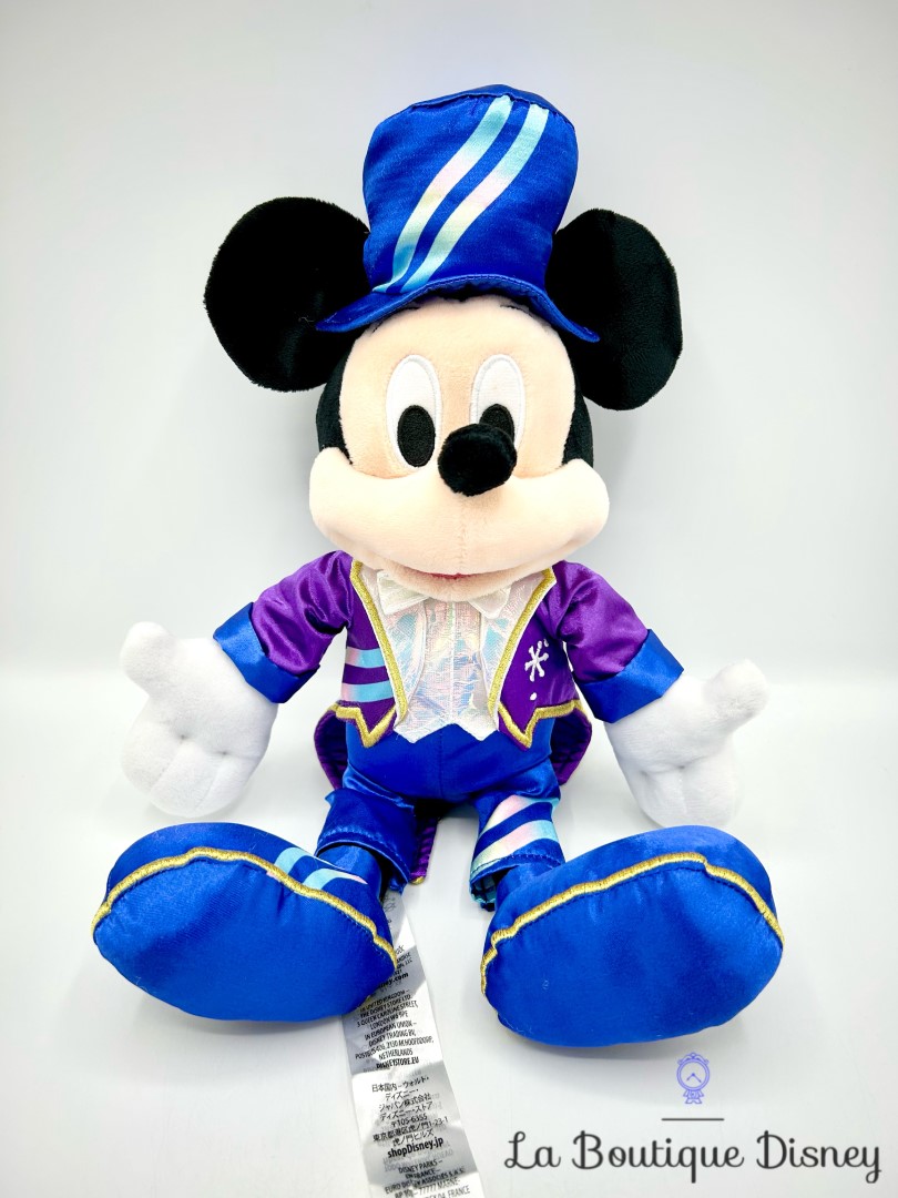 Peluche Mickey 30 ème anniversaire Disneyland Paris 30 ans Disney bleu ...