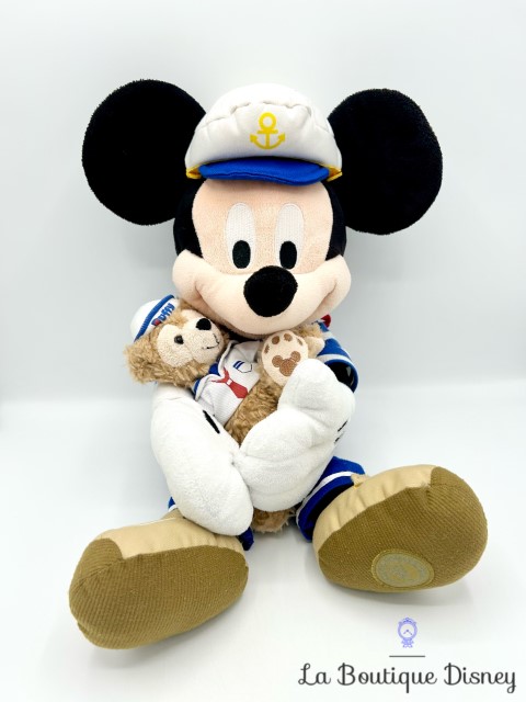 Peluche Mickey Duffy Marin Disney Store 2013 écusson Sailor Disney Bear ...