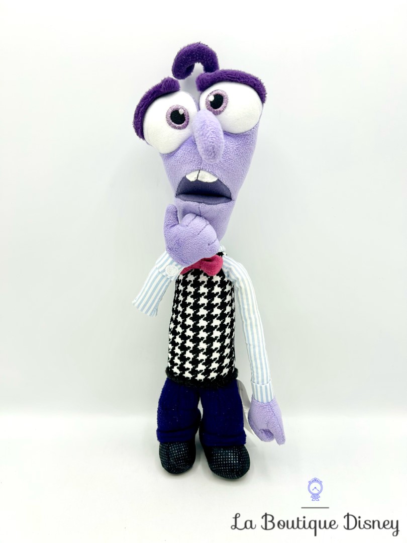 Peluche Peur Vice Versa Disney Store 2015 émotion violet écusson 34 cm ...