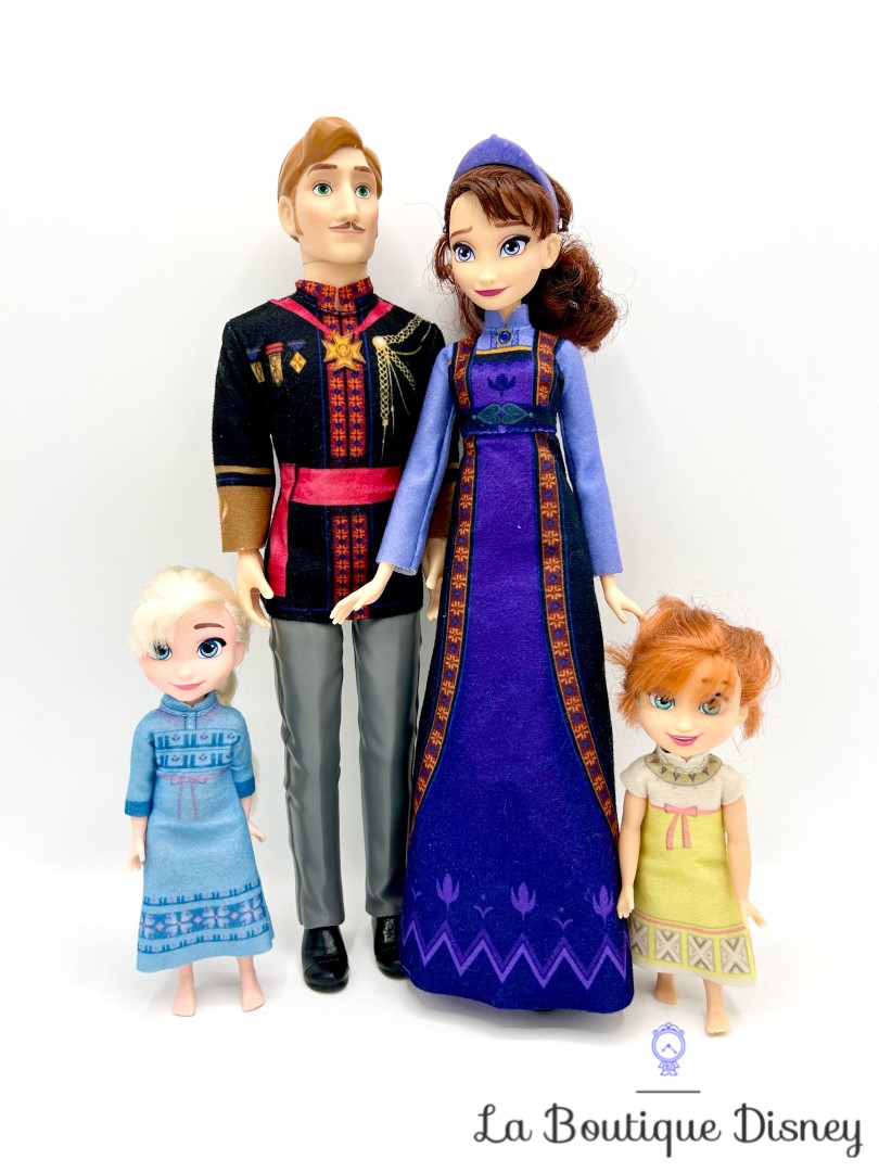 Poupées Famille Royale d'Arendelle Anna Elsa La Reine des Neiges 2 ...