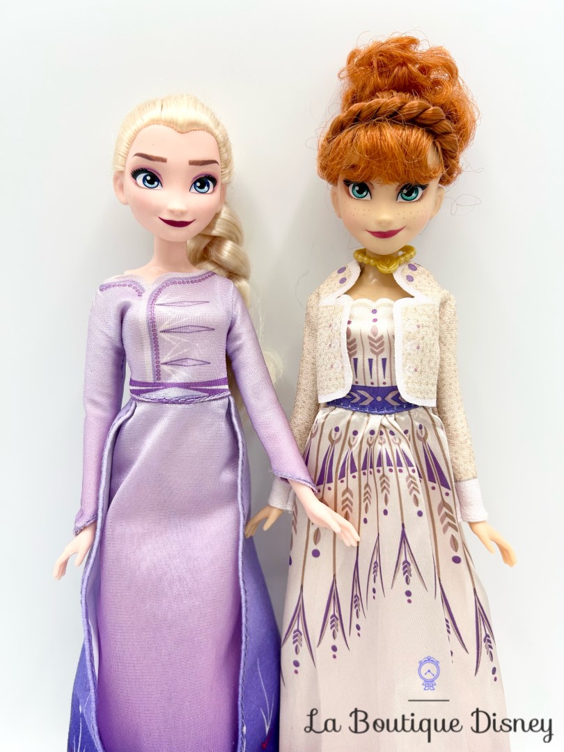 Poupées Anna Elsa La reine des neiges 2 Disney Hasbro 2019 mannequin Frozen II 30 cm - Poupées ...