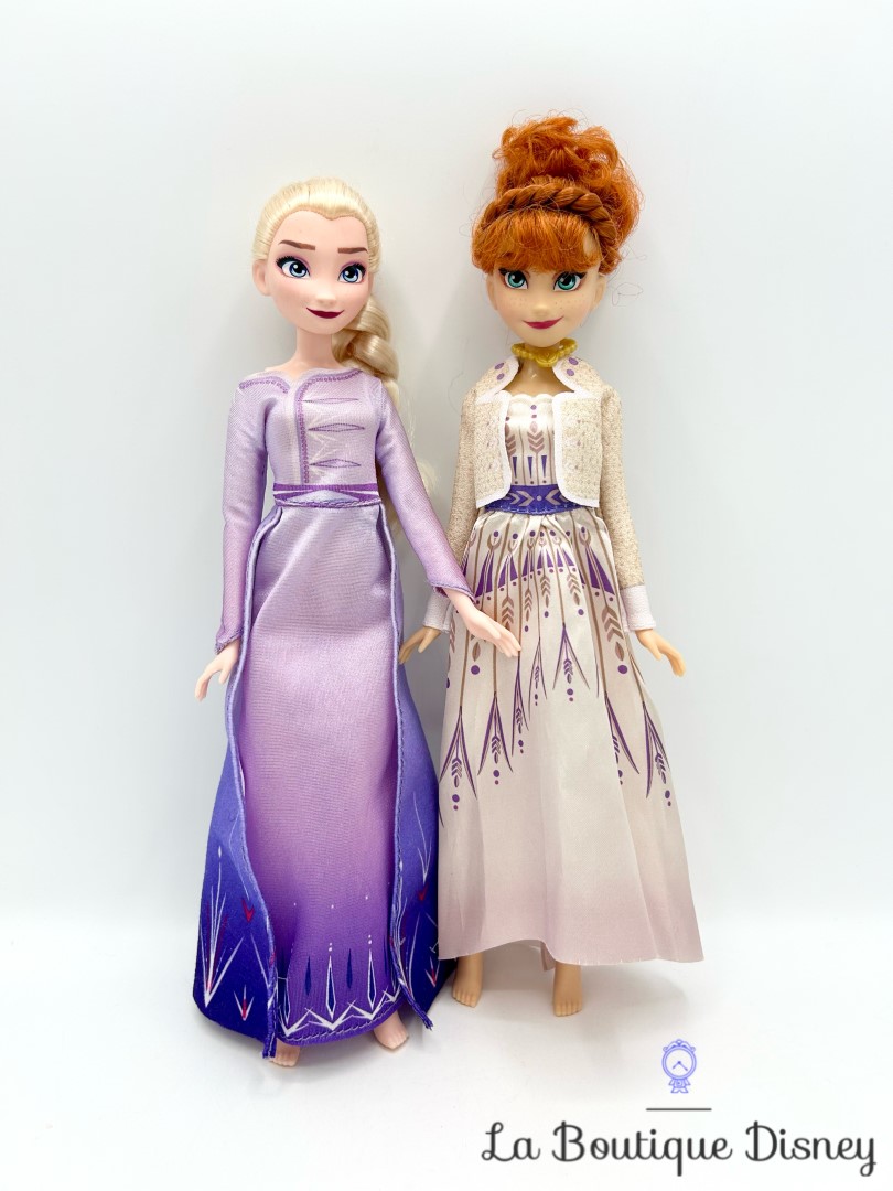 Poupées Anna Elsa La reine des neiges 2 Disney Hasbro 2019 mannequin Frozen II 30 cm - Poupées ...