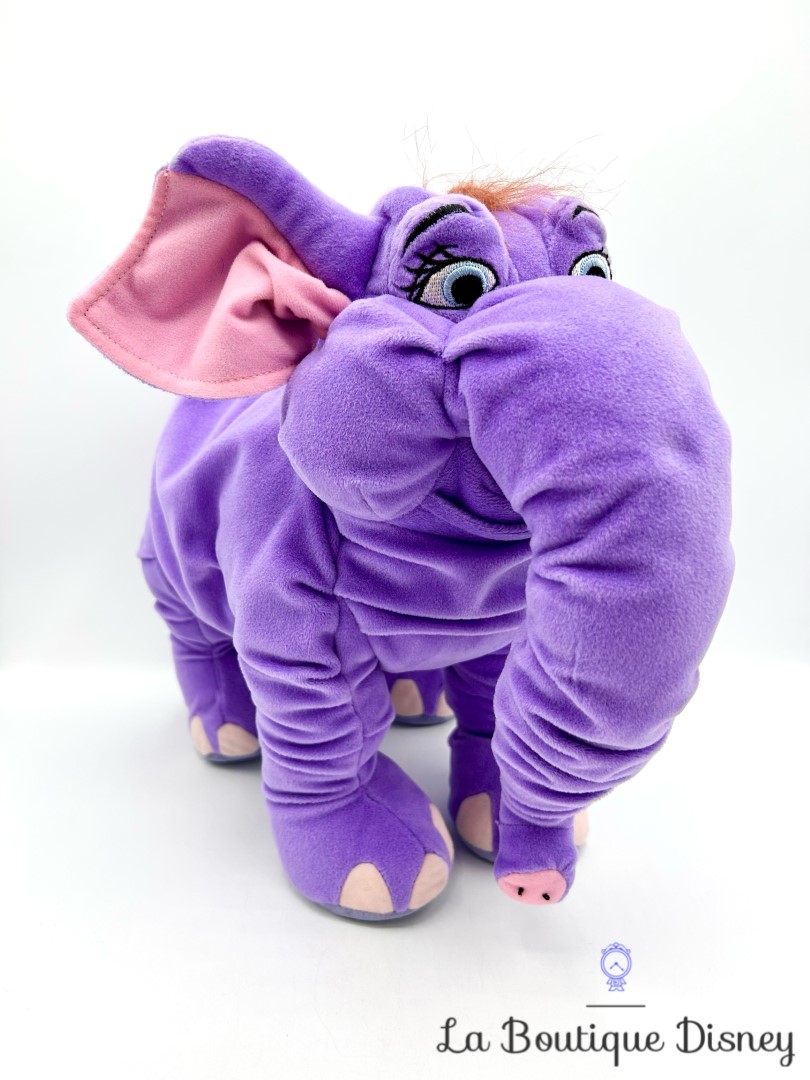 Peluche Winifred éléphant Le livre de la jungle Disney violet RARE 40 ...