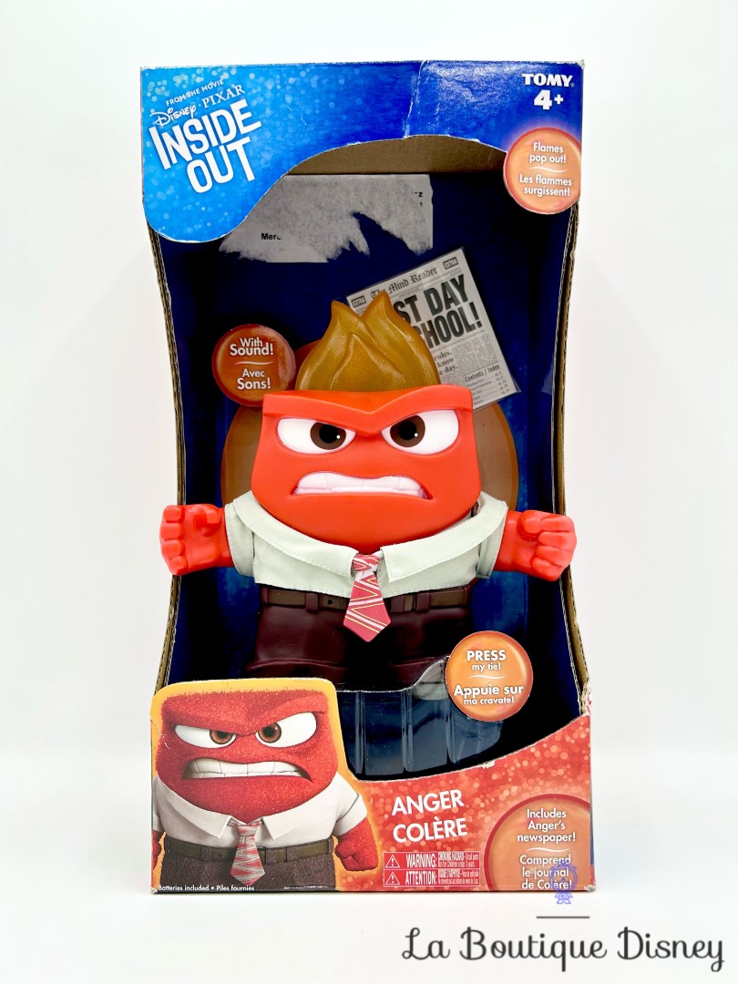 Jouet Maxi Figurine Colère Vice Versa Disney TOMY plastique rouge 18 cm - Jouets/Jouets Disney ...