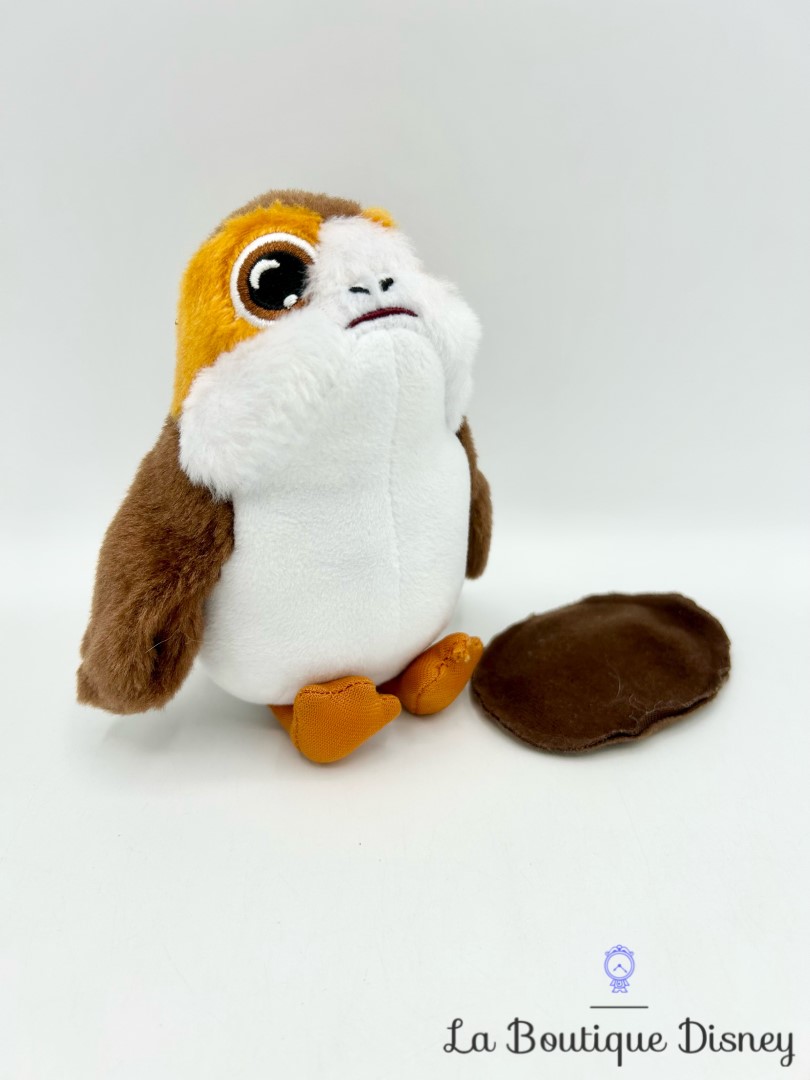 Peluche épaule Porg Disney Parks Star Wars oiseau marron peluche ...