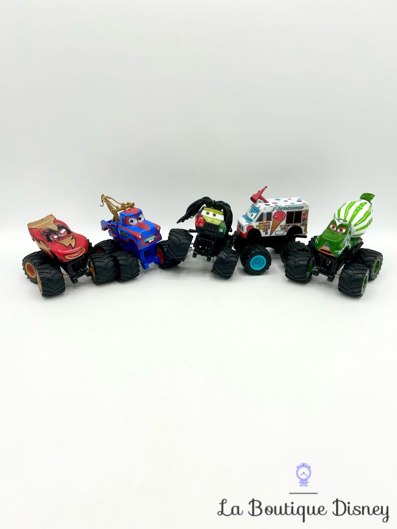 Figurines Monster Truck Mater Cars Toon Playset Disney Store Ensemble ...