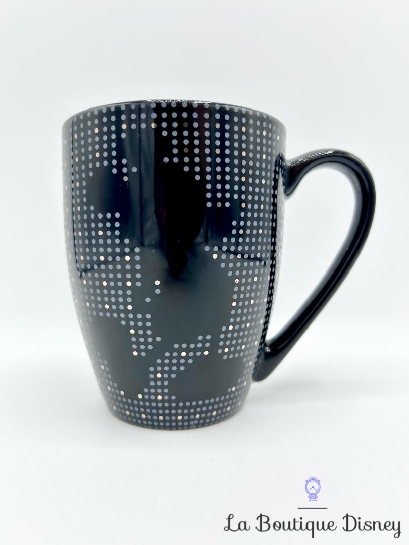 Tasse Mickey Mouse points Disneyland Paris mug Disney noir pointillés ...