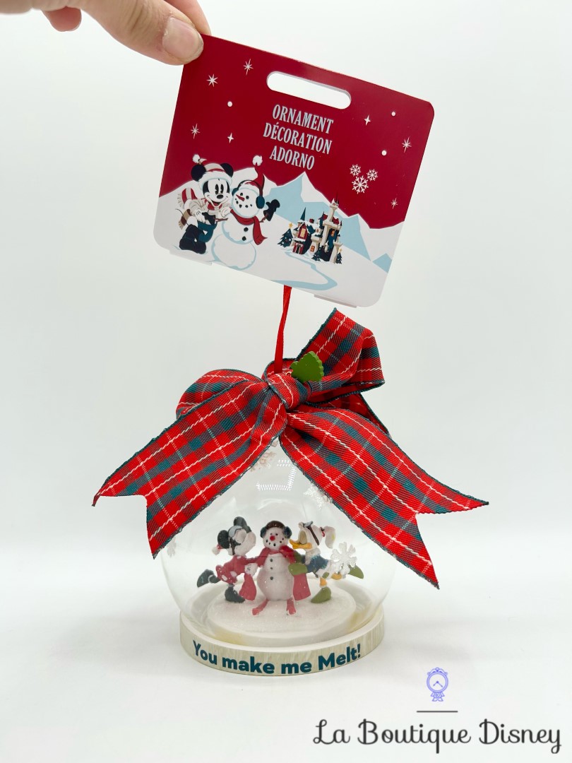 Boule Noël Minnie Daisy You Make me Melt Disney Store 2022 Holiday ...