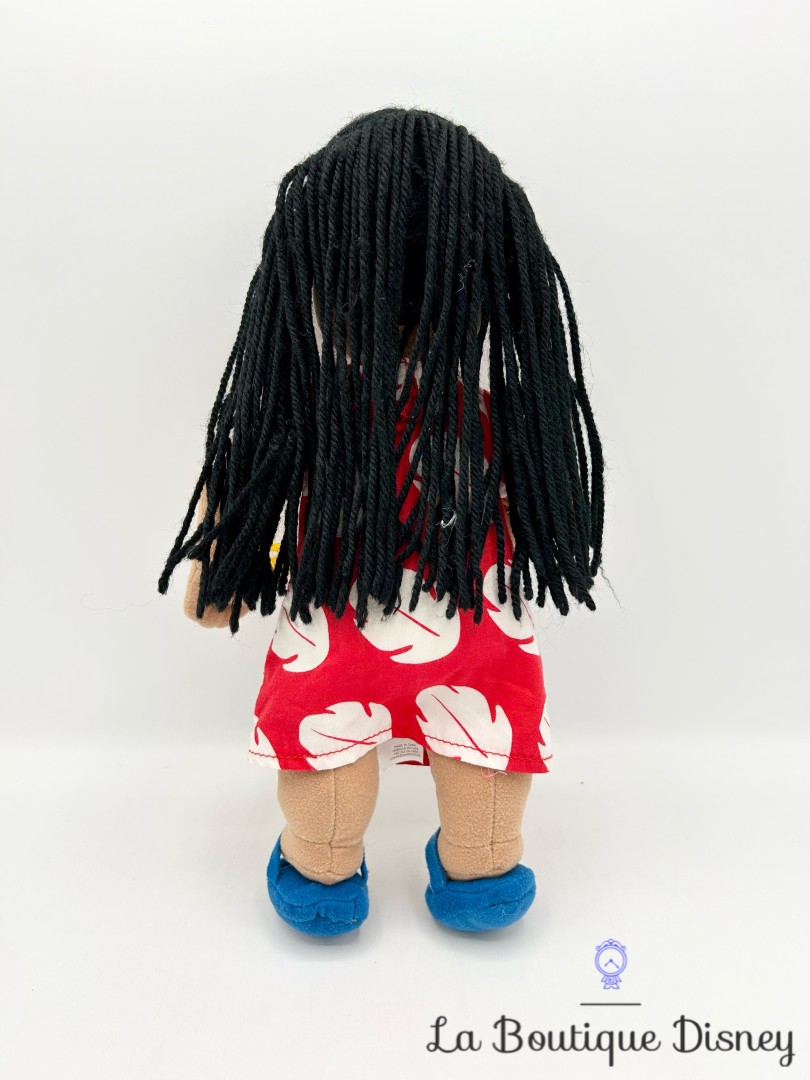 Peluche Lilo Souillon Disney Store Lilo et Stitch fille robe rouge 32 ...