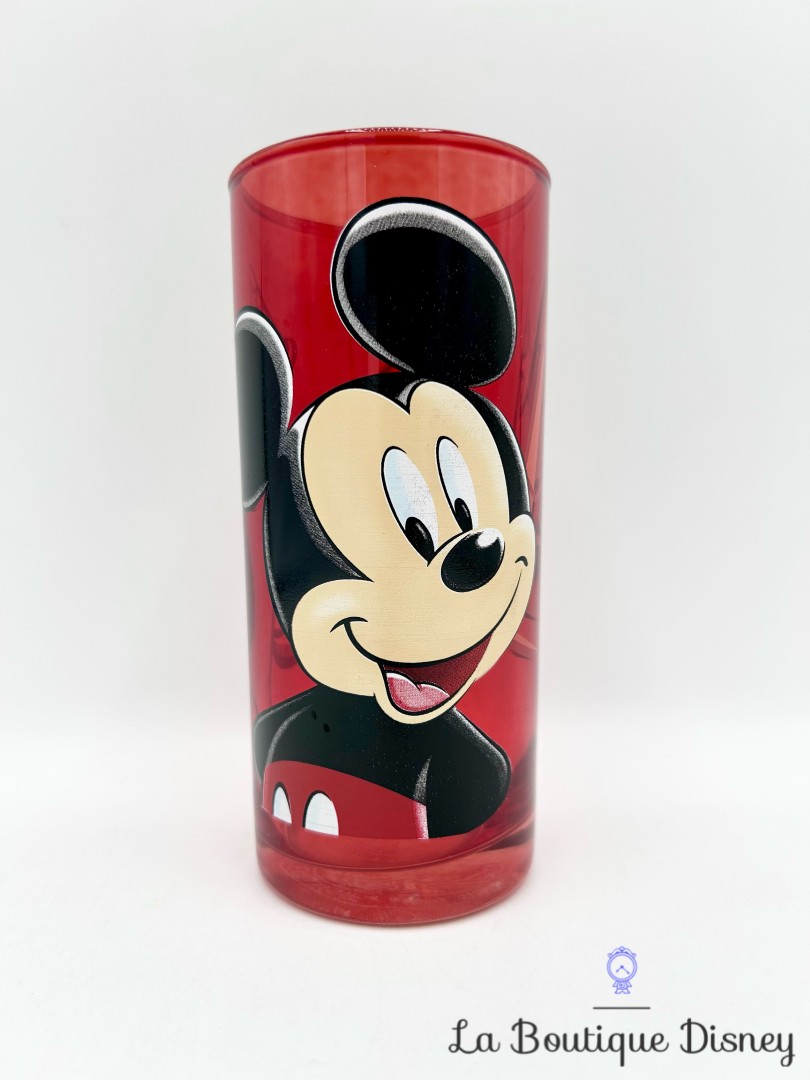 Verre Mickey Mouse Portrait Disneyland Paris Disney rouge - Vaisselle ...