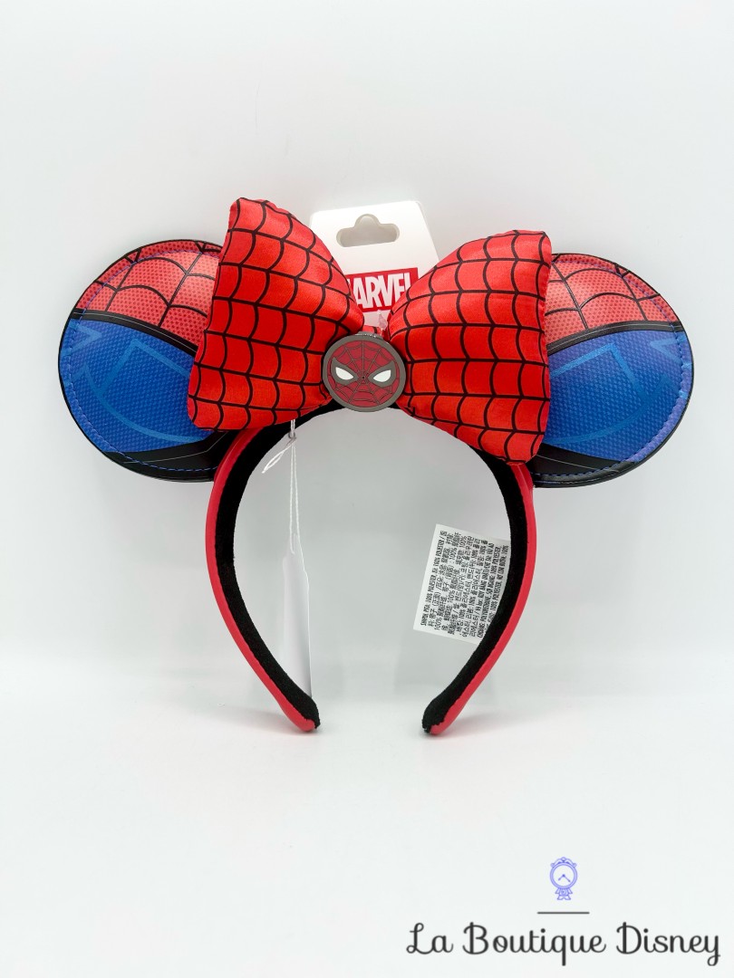 Serre tête Oreilles Minnie Spider Man Marvel Disney Parks 2023 ears ...