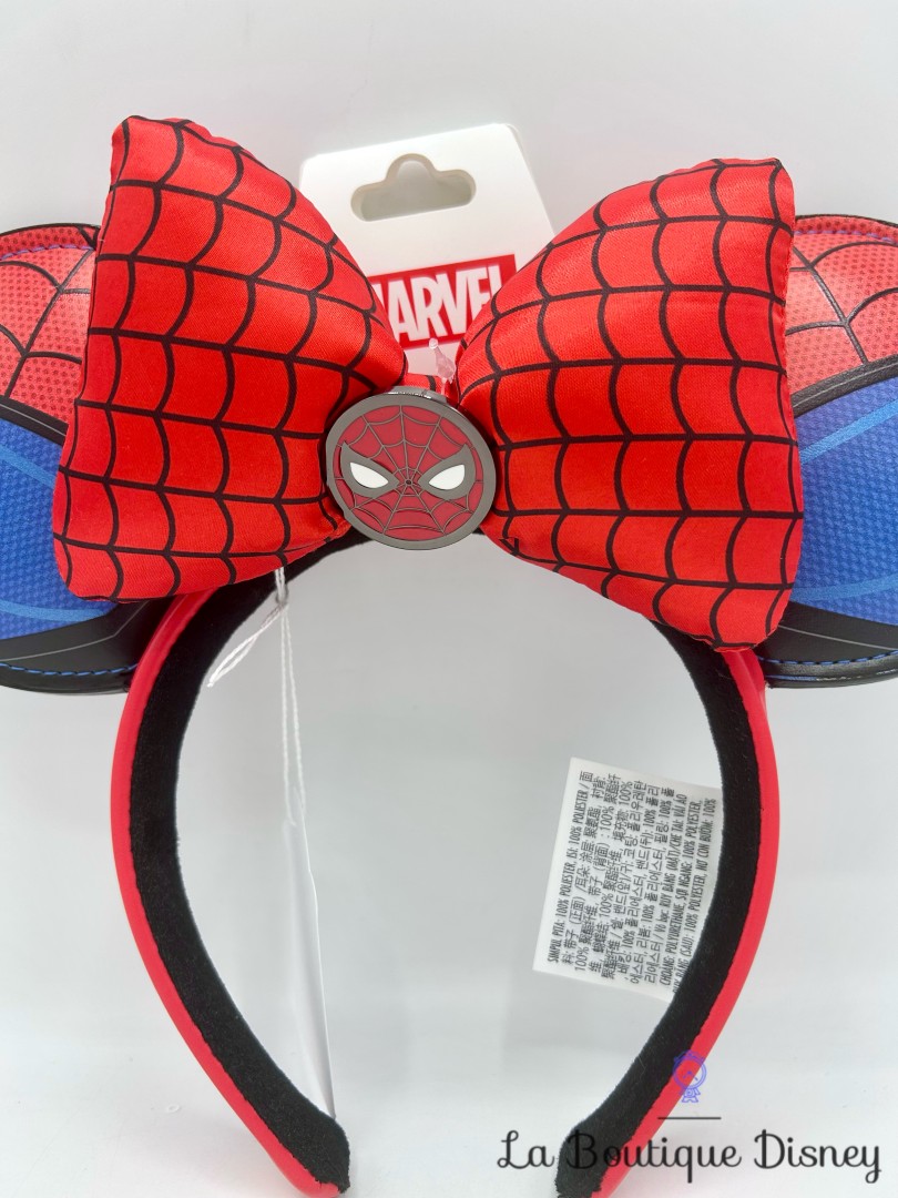 Serre tête Oreilles Minnie Spider Man Marvel Disney Parks 2023 ears ...