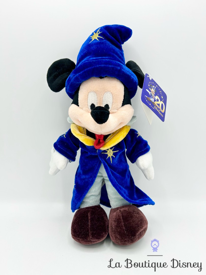 Peluche Mickey 20 ème anniversaire Disneyland Paris 20 ans Disney habit ...