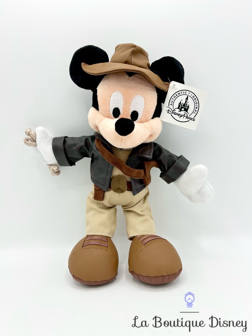 Peluche Mickey Mouse Adventure Indiana Jones Disney Parks 2013 Walt ...