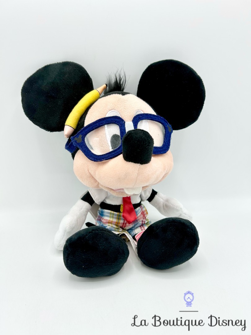 Peluche Mickey Mouse Nerd Disney Parks 2013 Walt Disney World geek ...