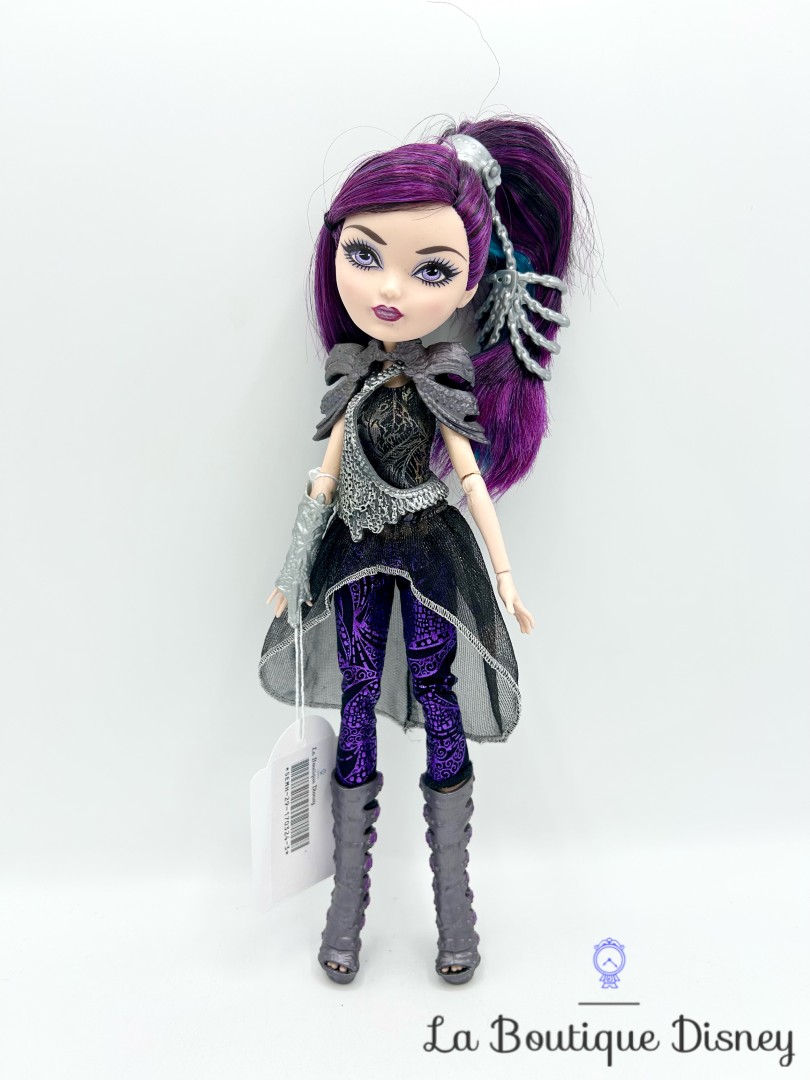 Poupée Ever After High Raven Queen Dragon Games noir violet 28 cm ...