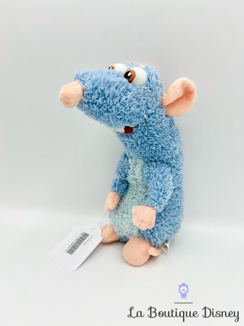 Peluche Rémy Ratatouille Disney Store rat bleu cuisinier 22 cm ...