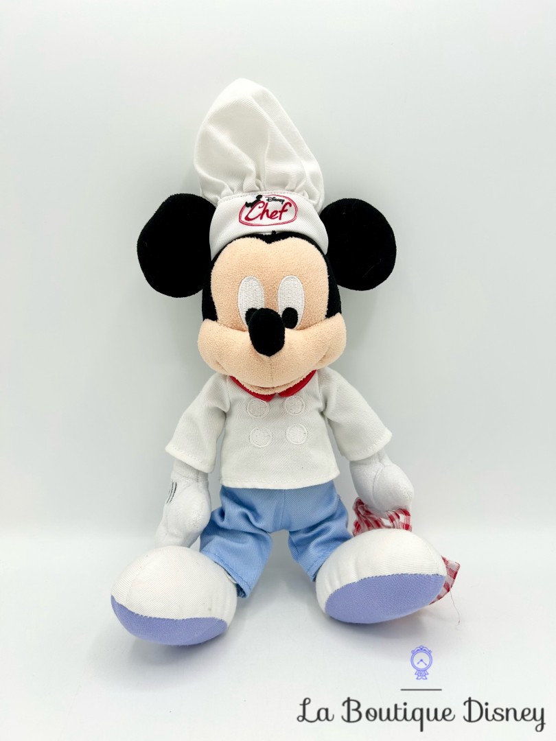 Peluche Mickey Mouse Disney Chef Disneyland Paris 2019 toque torchon 32 ...