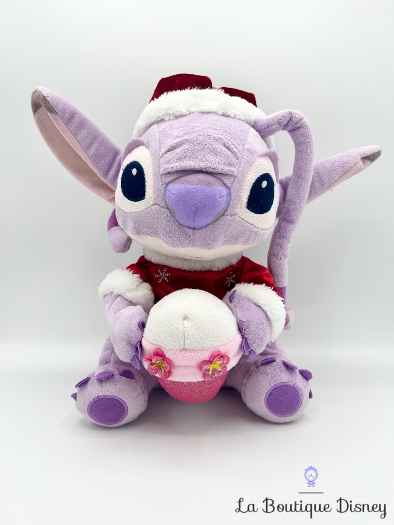 Peluche Angel Noël Cupcake Disneyland Paris Disney Lilo et Stitch rose ...