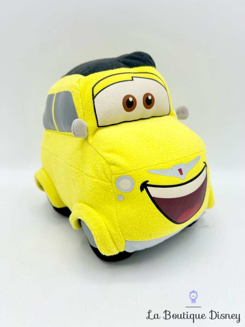 Peluche Luigi Cars Disney Pixar voiture jaune italienne 15 cm ...