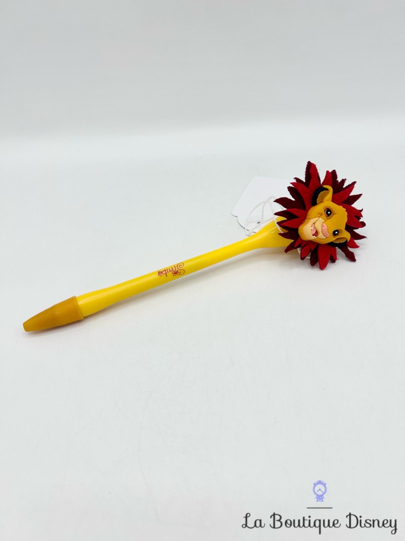 Stylo Simba Le Roi Lion Disneyland Paris Disney lion jaune crayon ...