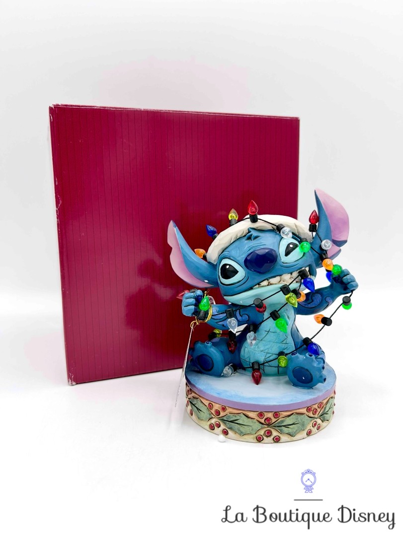 Figurine Jim Shore Stitch All Tangled Up Disney Traditions Showcase Collection Lilo et Stitch ...