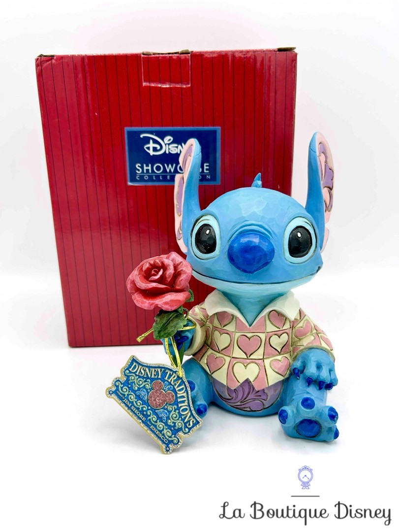 Figurine Jim Shore Stitch Clueless Casanova Disney Traditions Showcase Collection Lilo et Stitch ...