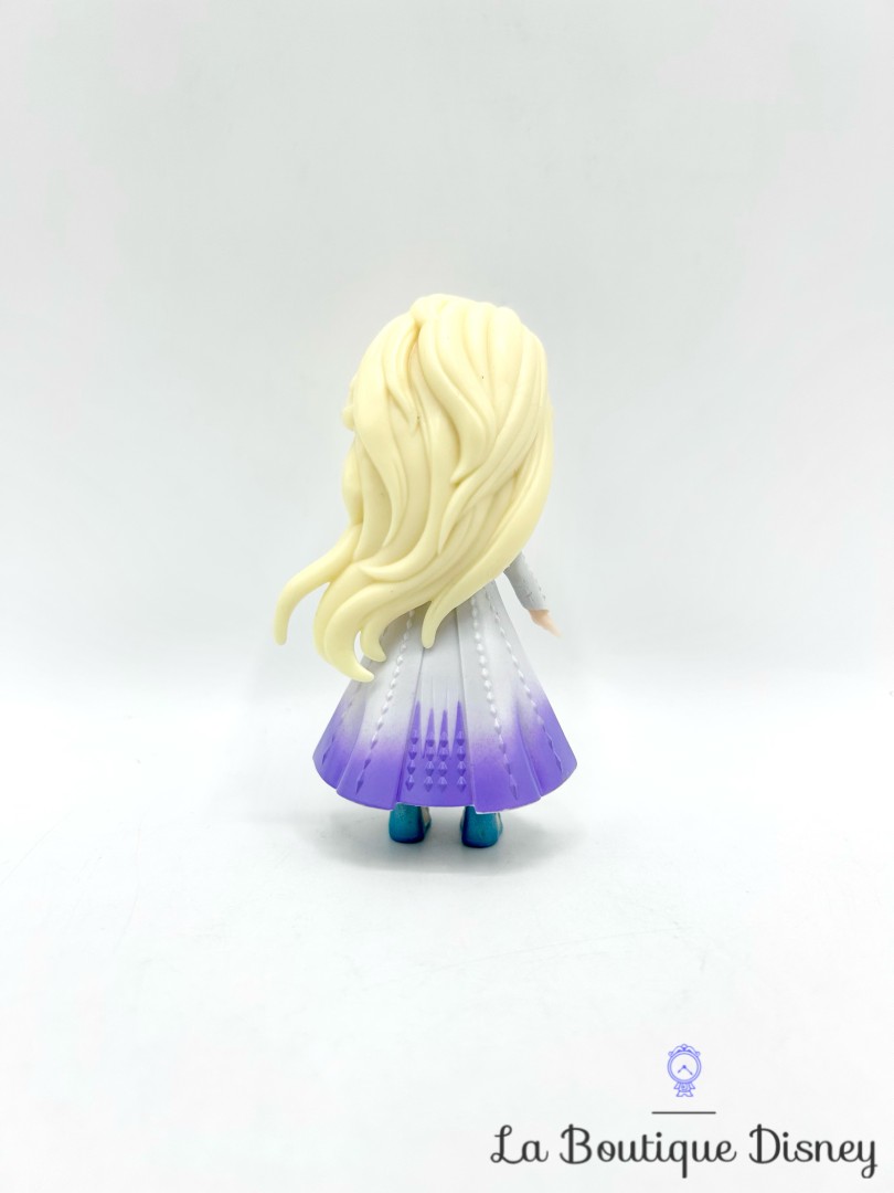 Figurine Mini Poupée Princesse Elsa La reine de Neiges 2 Disney Jakks Pacific robe blanche 8 cm ...
