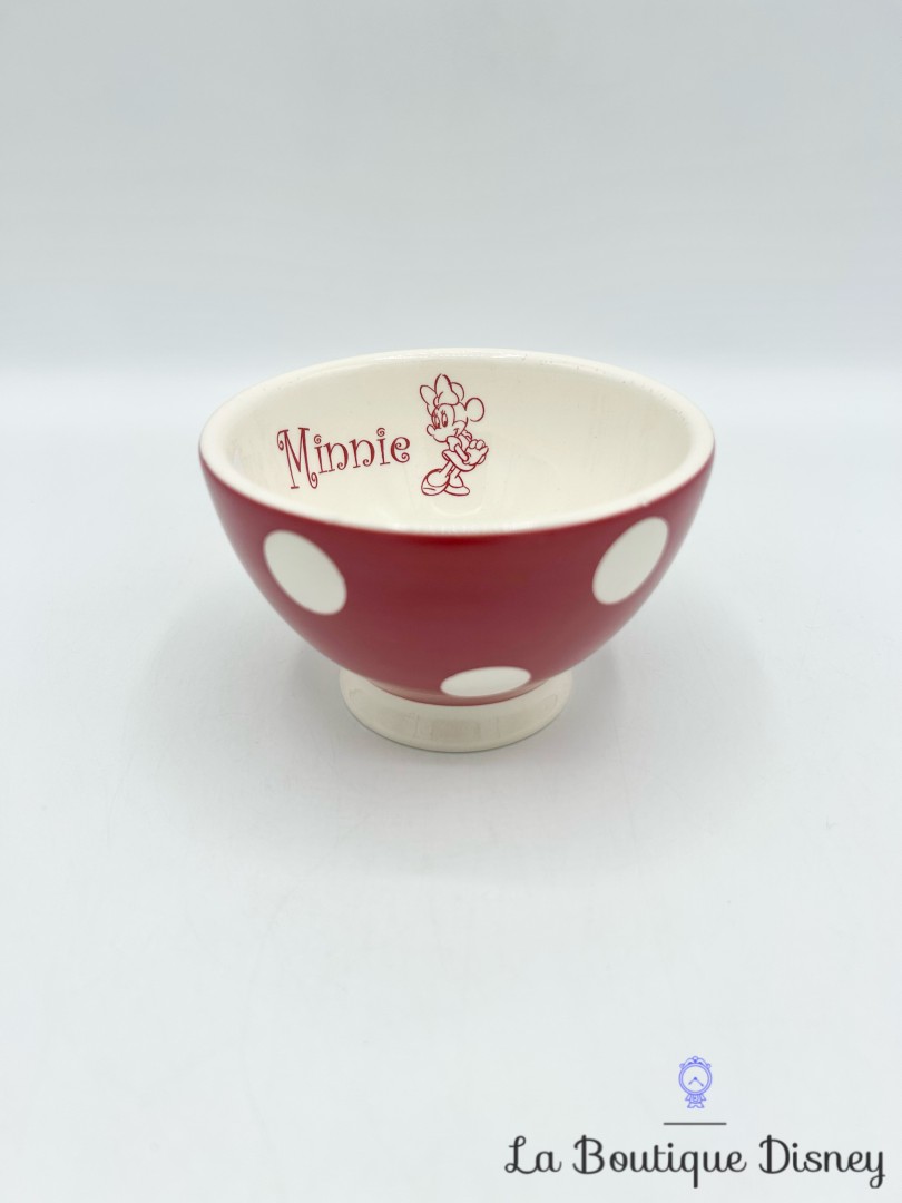 Petit Bol Minnie Mouse pois Disneyland Paris Disney rouge blanc ...
