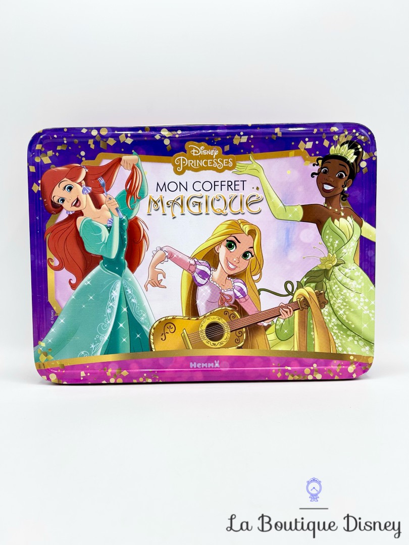 Boite métal Princesses Disney Hemma Mon coffret magique Ariel Raiponce ...