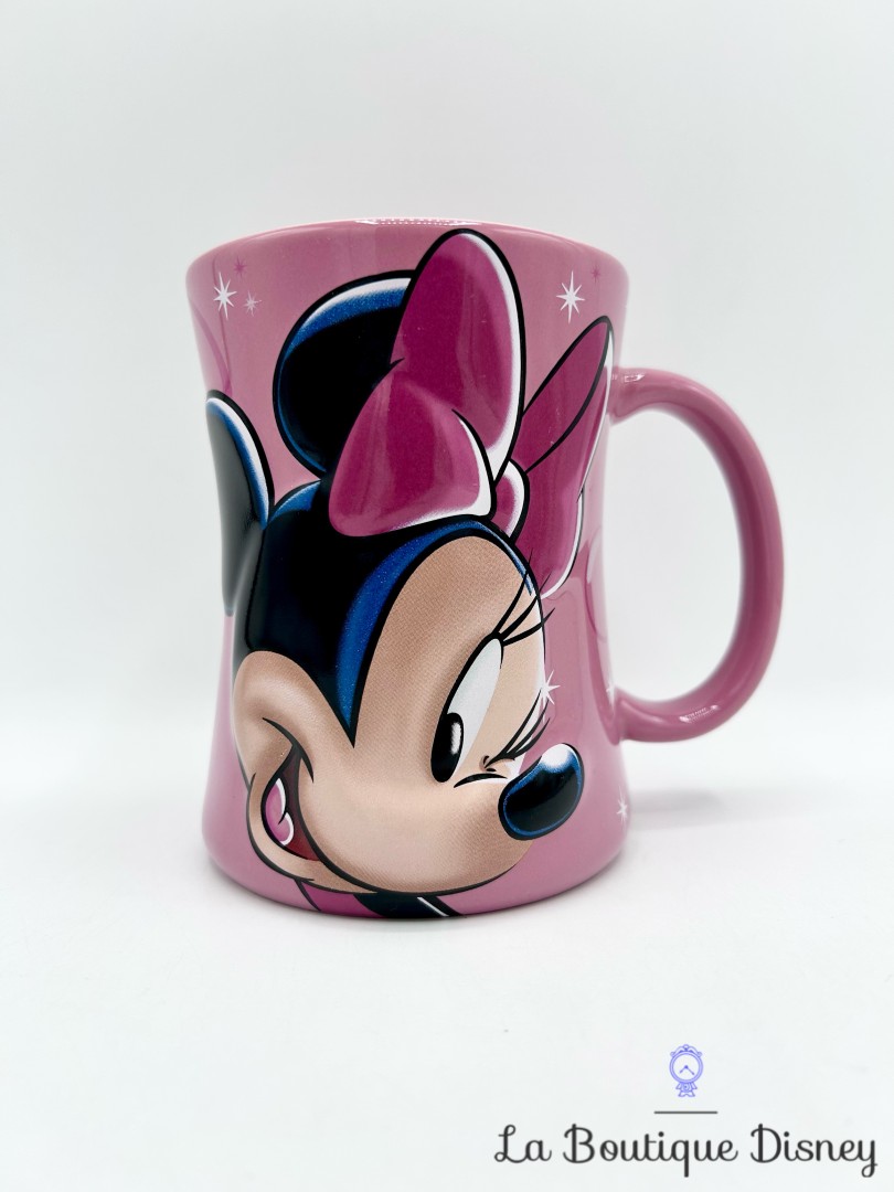 Tasse Minnie Mouse Portrait Disneyland Paris mug Disney rose relief 3D ...
