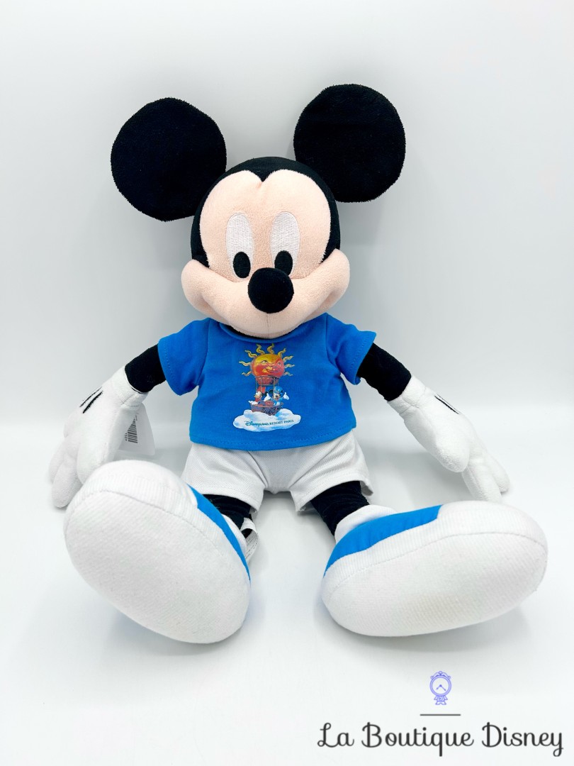 Peluche Mickey Mouse 15ème anniversaire Disneyland Paris 15 ans Disney bleu 42 cm - Peluches ...
