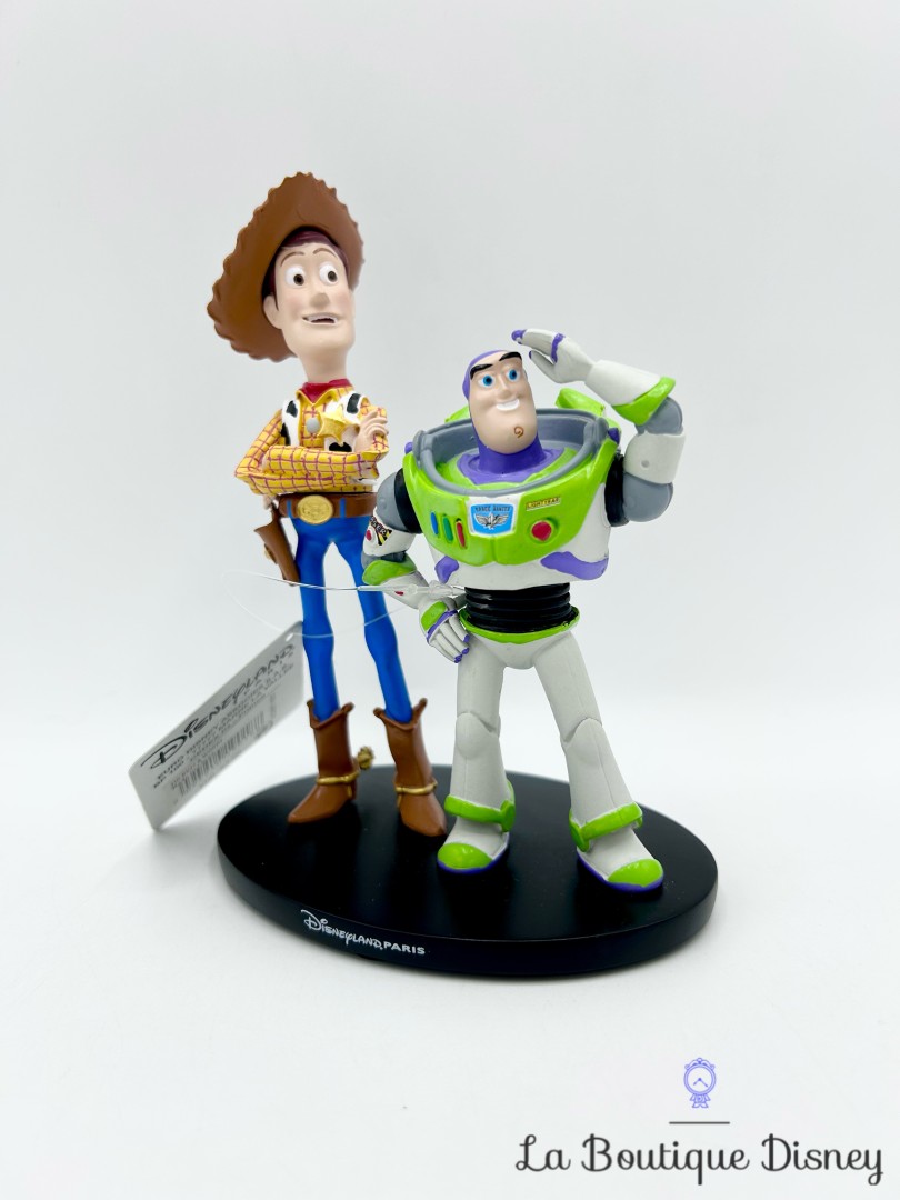 Figurine résine Woody Buzz l'éclair Disneyland Paris 2019 Disney Toy Story space rangers shérif ...